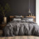 Graphite Grey Cotton Bedding Set