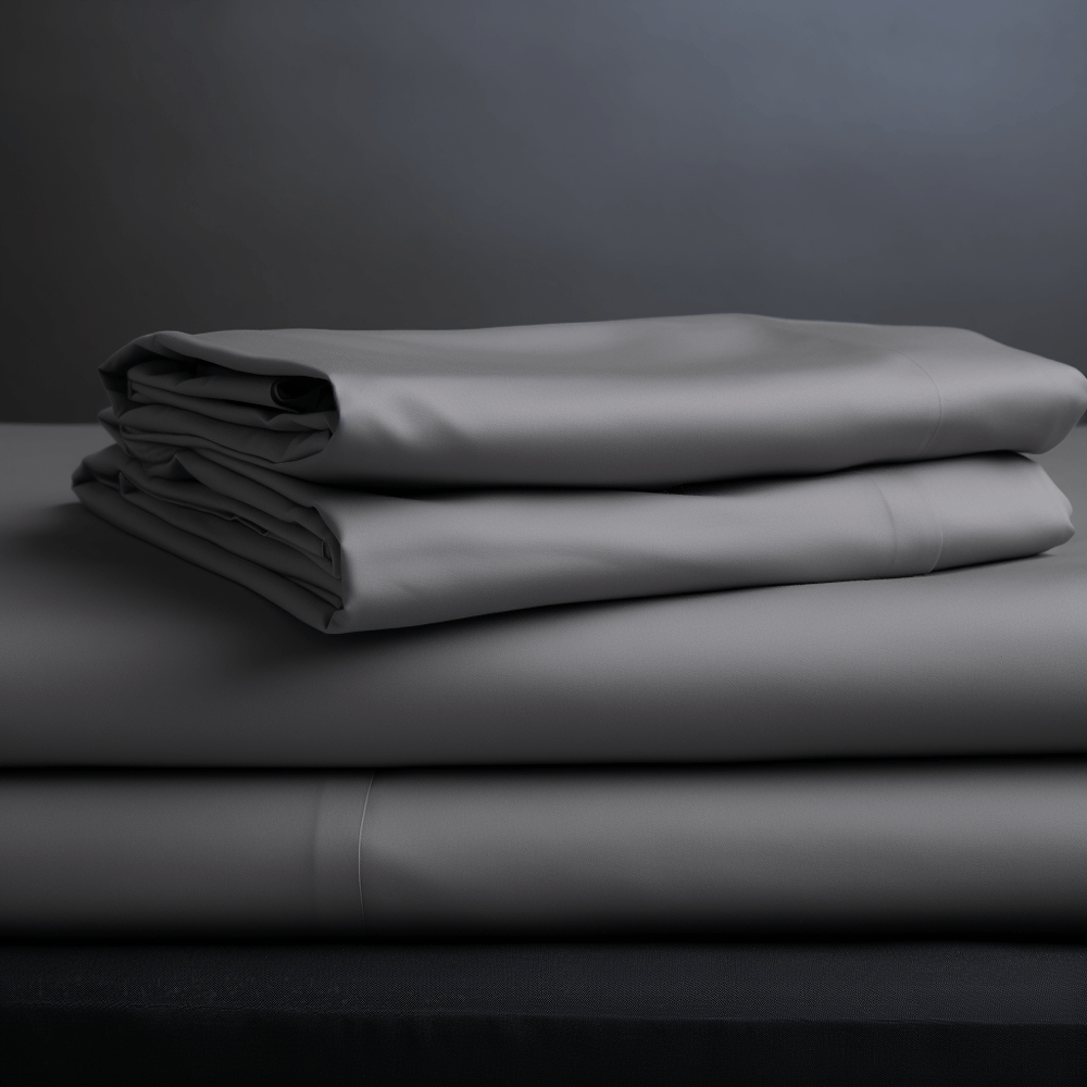 Graphite Grey Cotton Bedding Set